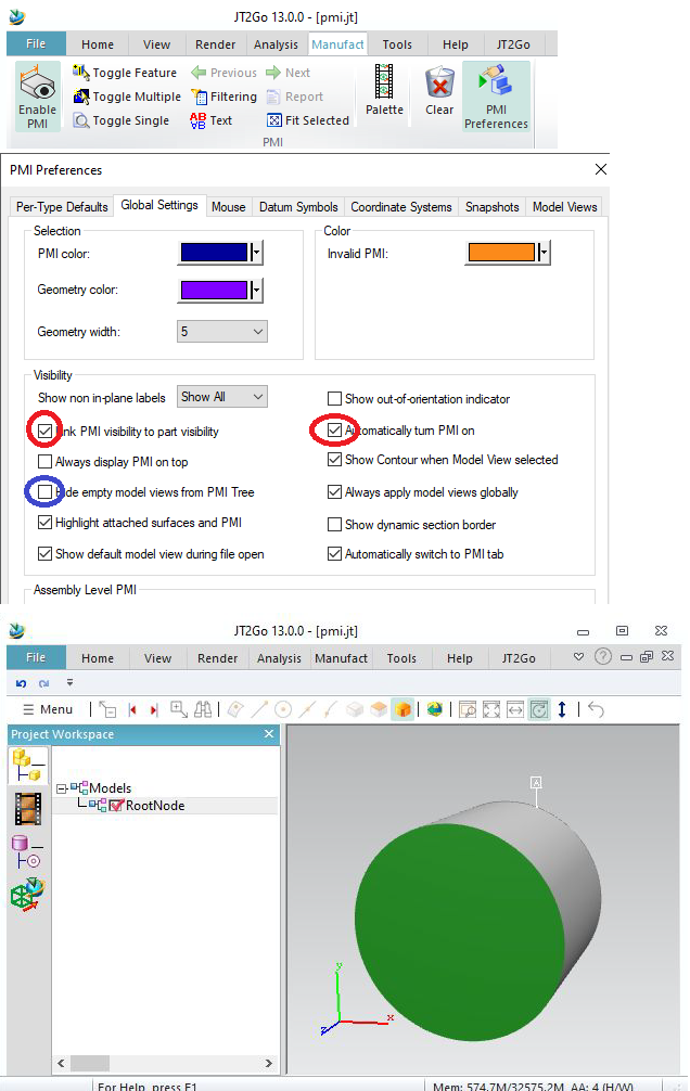 DATAKIT API: JT Write Samples