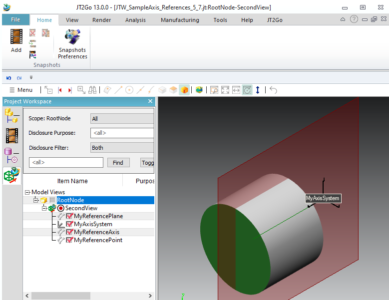 DATAKIT API: JT Write Samples