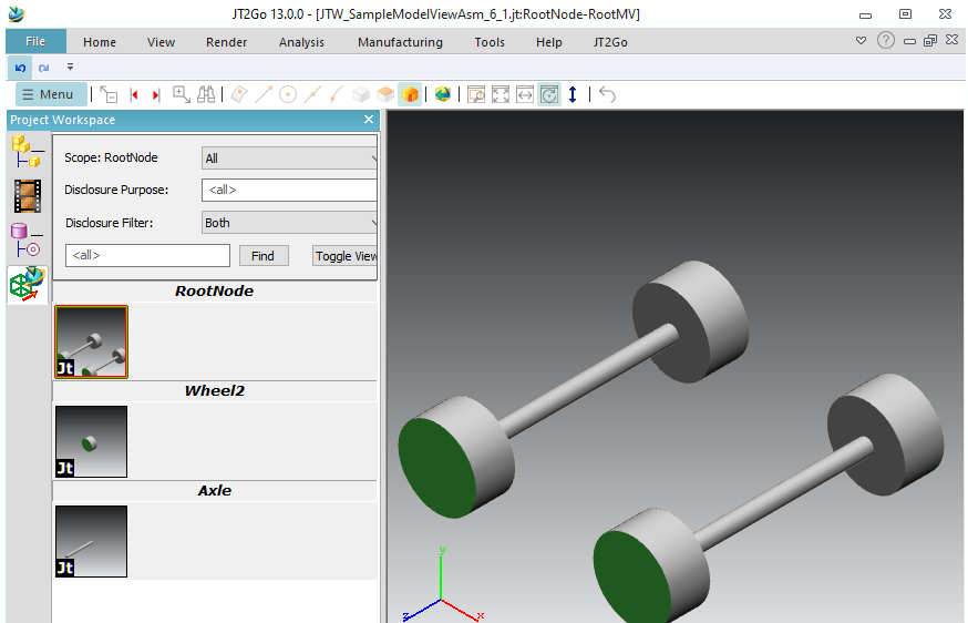 DATAKIT API: JT Write Samples