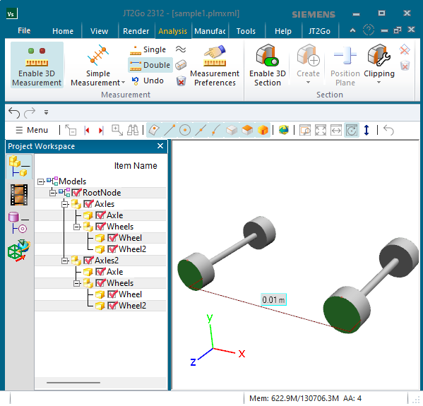 DATAKIT API: Plmxml Write Samples