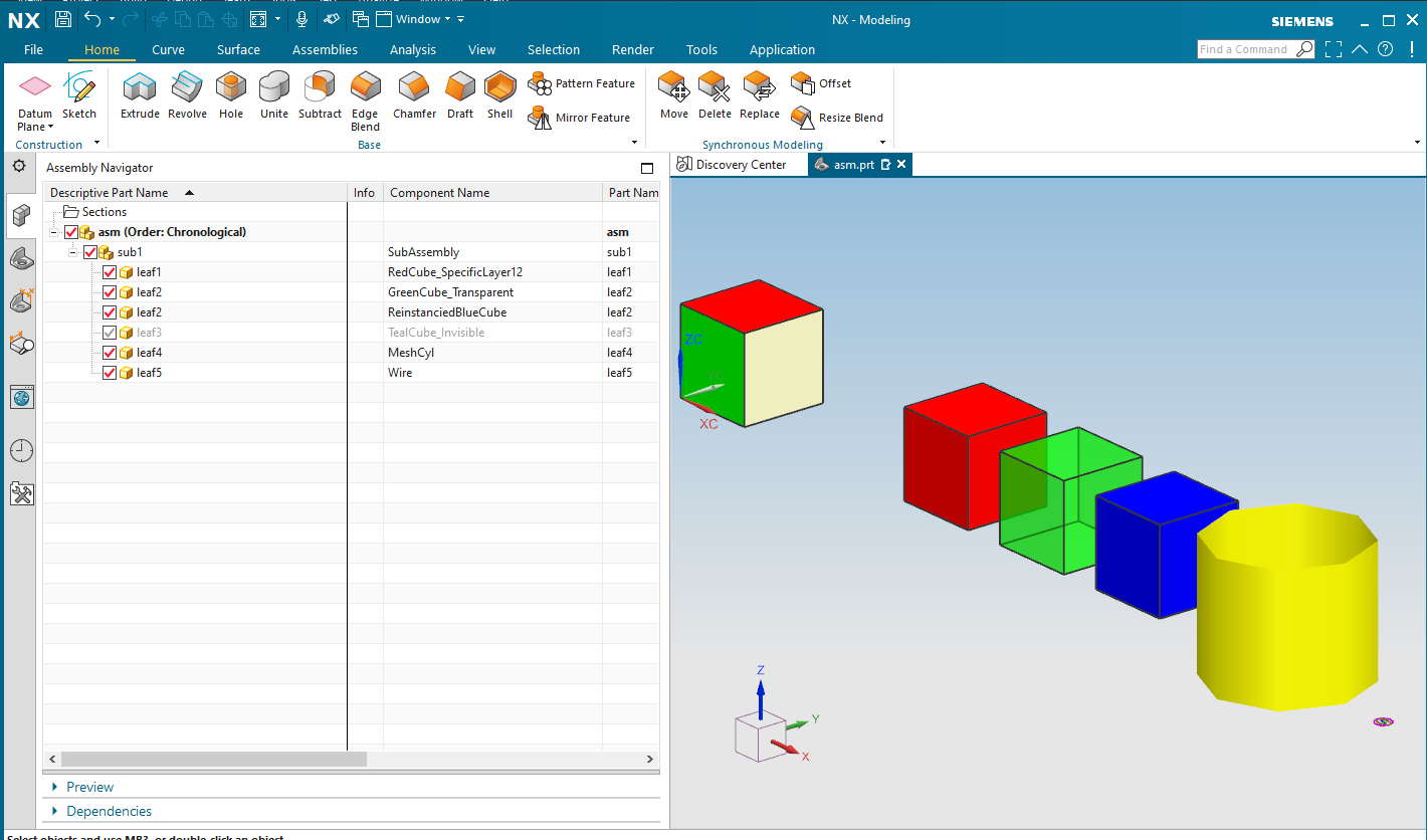 DATAKIT API: NX Write Samples